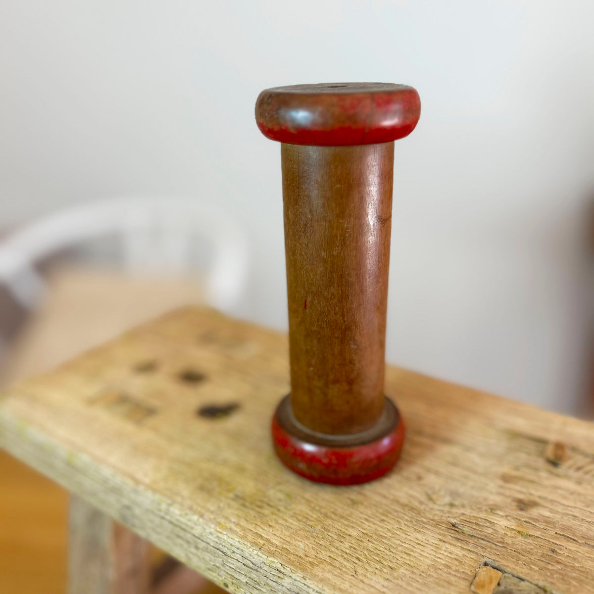 Antique Indian Wooden Spool | Brighton Beach Boho